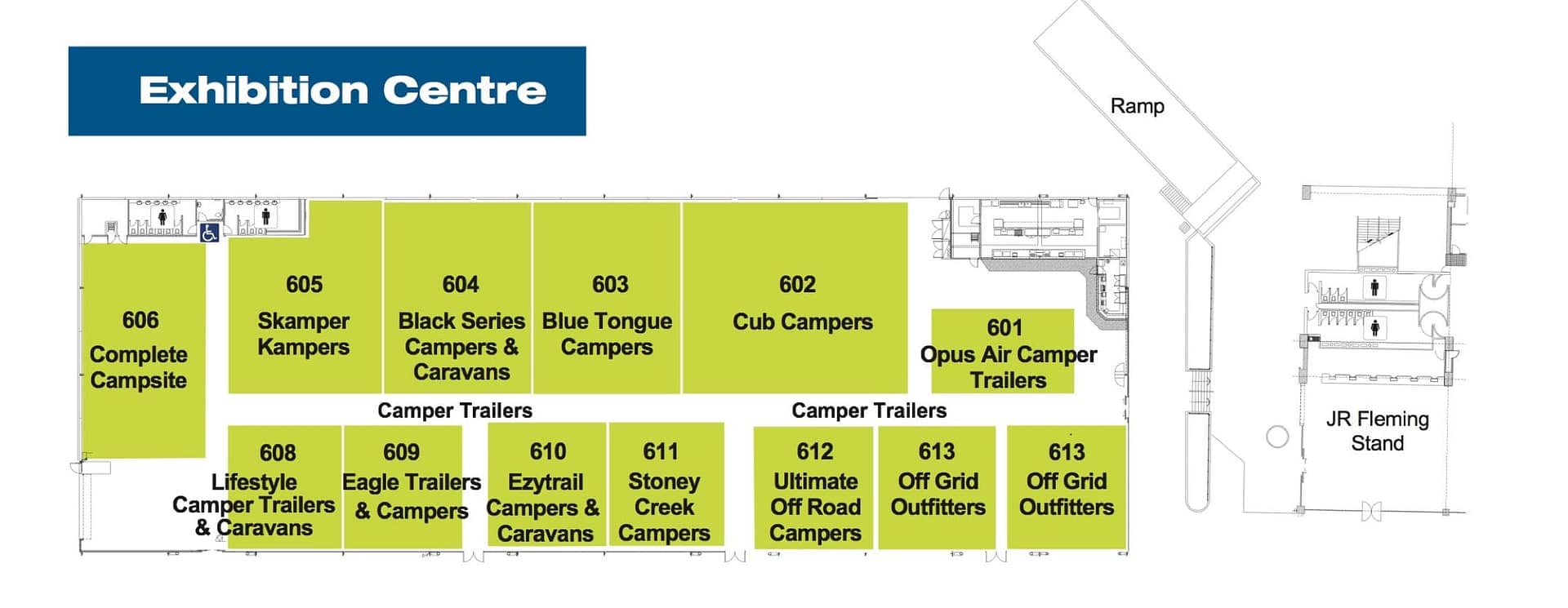 Exhibition Centre Map | NSW Caravan Camping Holiday Supershow